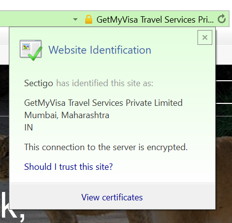 Quick Guide to view SSL Certificate Information on various Web Browsers