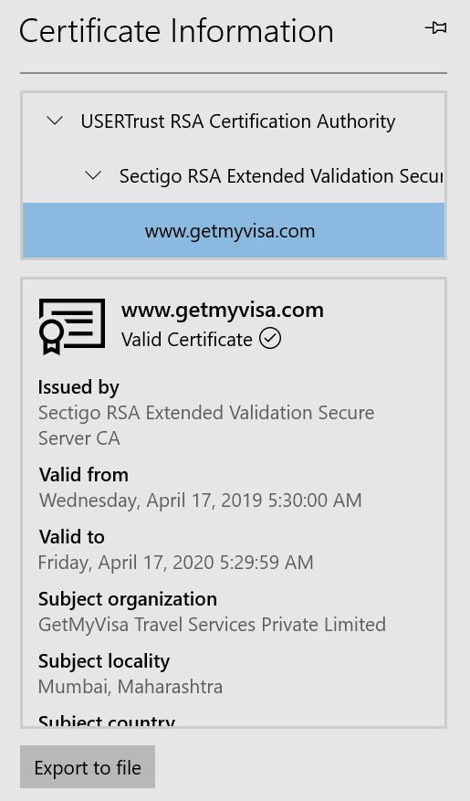 Quick Guide To View Ssl Certificate Information On Various Web Browsers