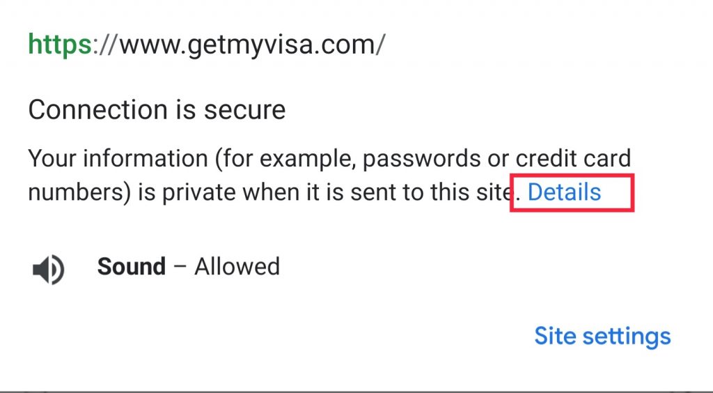 Quick Guide to view SSL Certificate Information on various Web Browsers